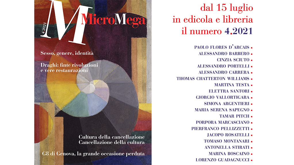 MicroMega 4 2021 – Presentazione e sommario