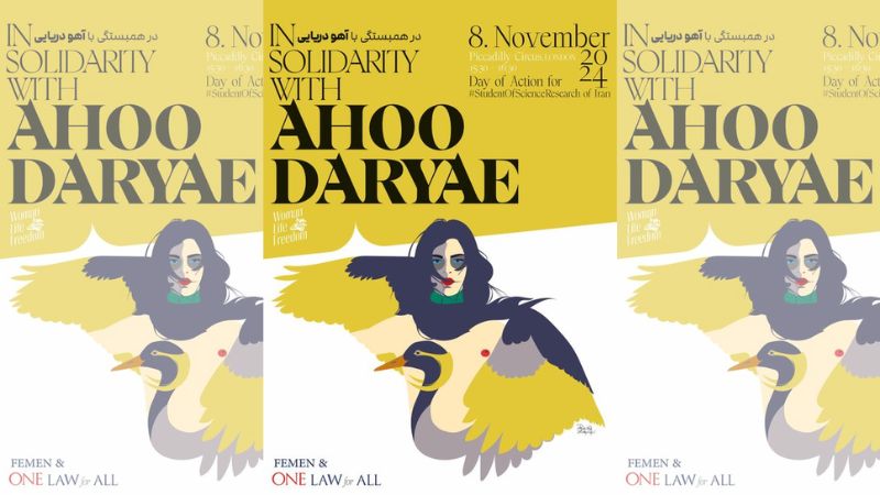 Ahoo Daryaei, il nuovo volto di Donna Vita Libertà